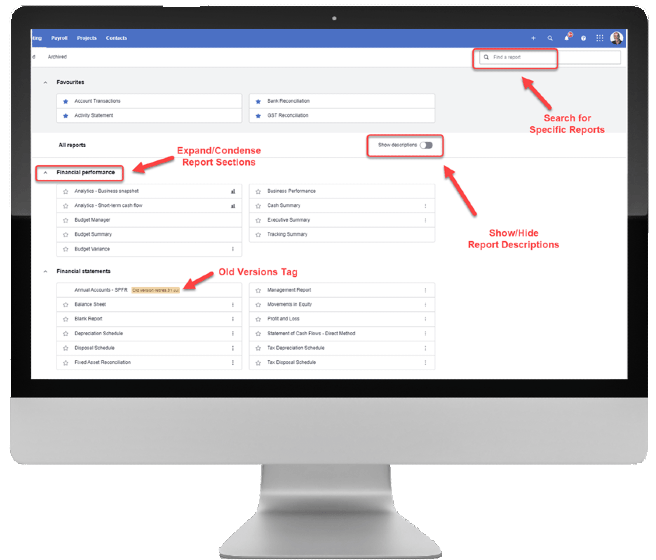 13 New Reports Features Xero Released in the Last 12 Months | Evolution ...